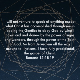 Romans 15:18-19 Sermon – The Power Of The Spirit & The Word – Manly ...